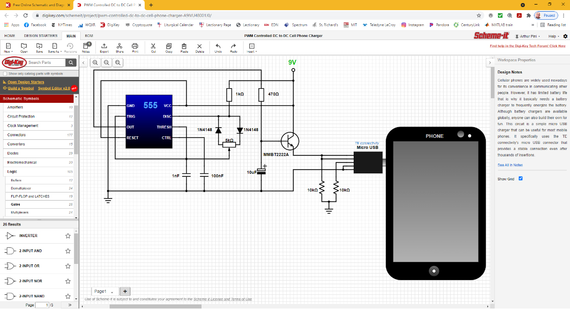 Scheme-it: An Online Schematic/Diagramming Tool | DigiKey