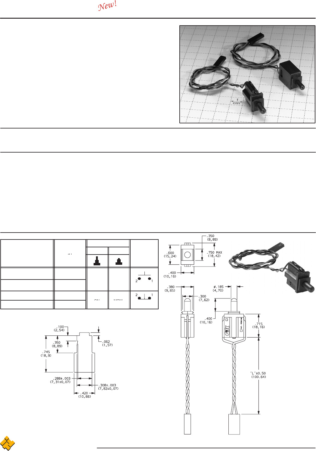 KDS Series Intrusion Switch Datasheet by C&K | Digi-Key Electronics