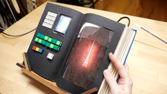 Build Penny's Inspector Gadget Computer Book with Arduino