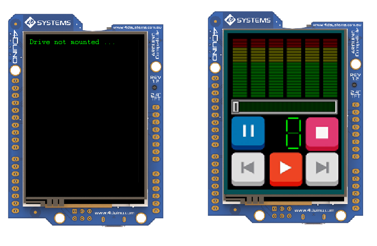 MP3 Player Using 4Duino and SOMO-II