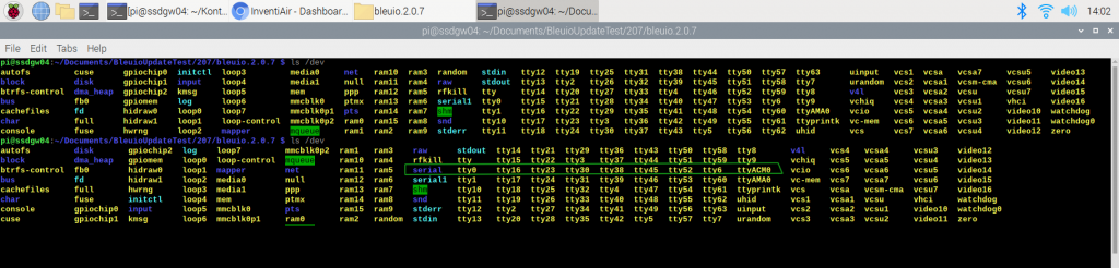 Update BlueIO firmware using RaspberryPi